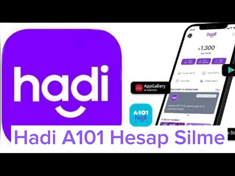 Hadi A101 Hesap Silme - Hadi Uygulaması Hesap Silme
