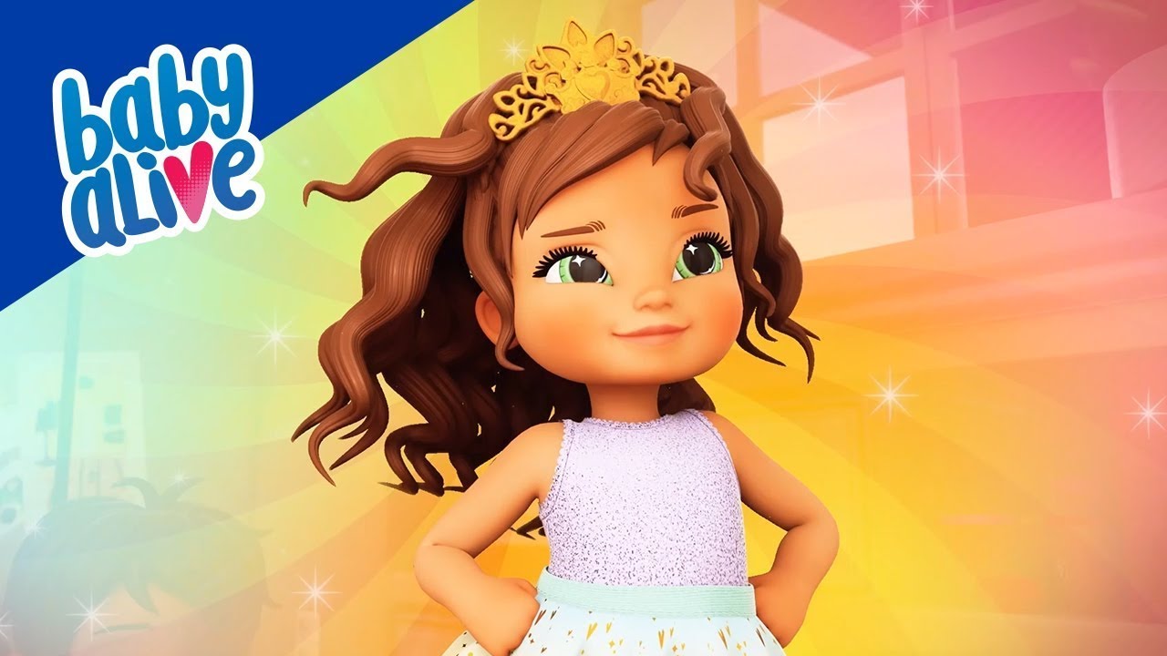 Baby Alive Official ⬆️ Princess Ellie Grows Up! 🌈 Kids Videos 💕 - YouTube