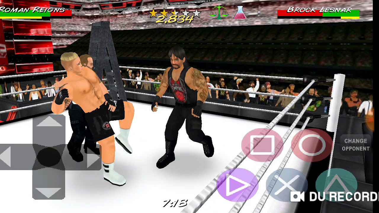 Wr3d 2k17 mod gameplay #Roman reings vs Brock lesner - YouTube