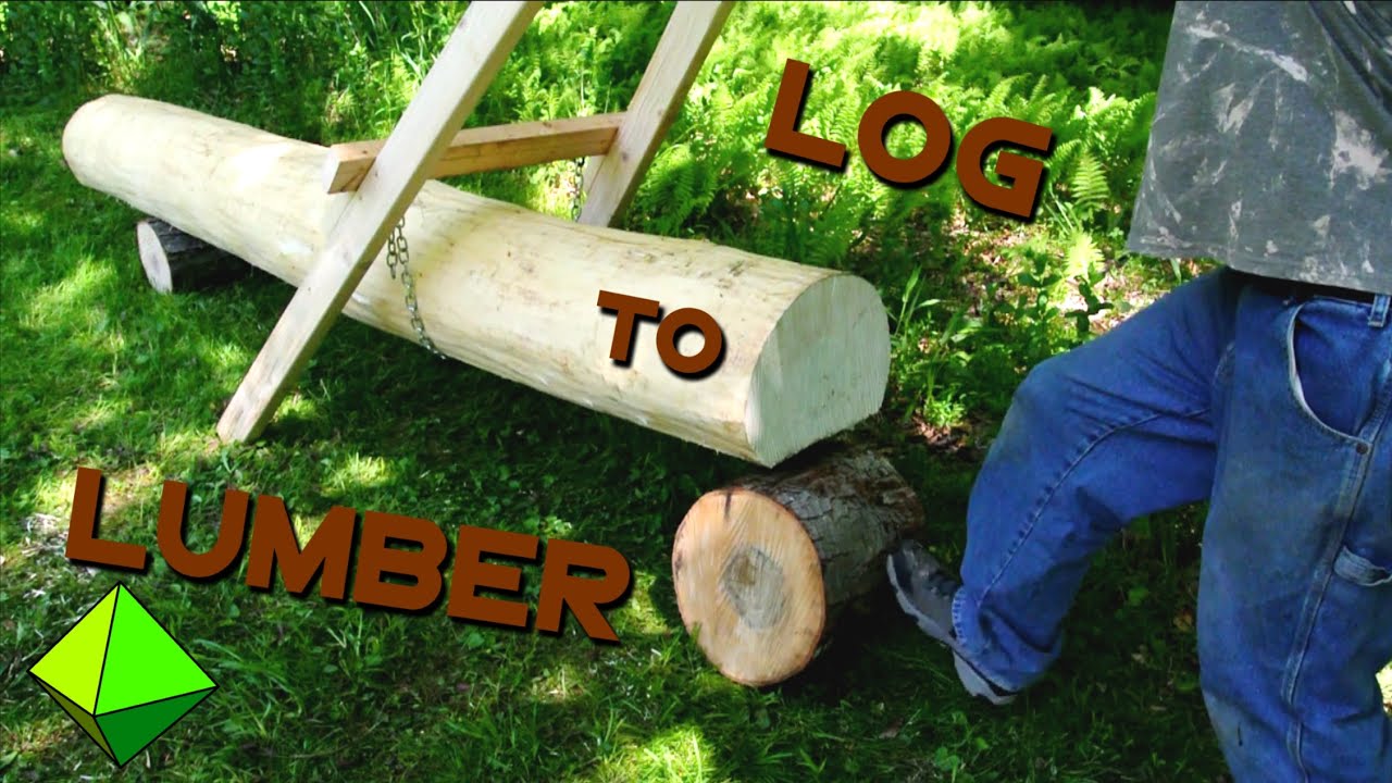 DIY Chainsaw Mini Mill Log Prep & Procedure - YouTube