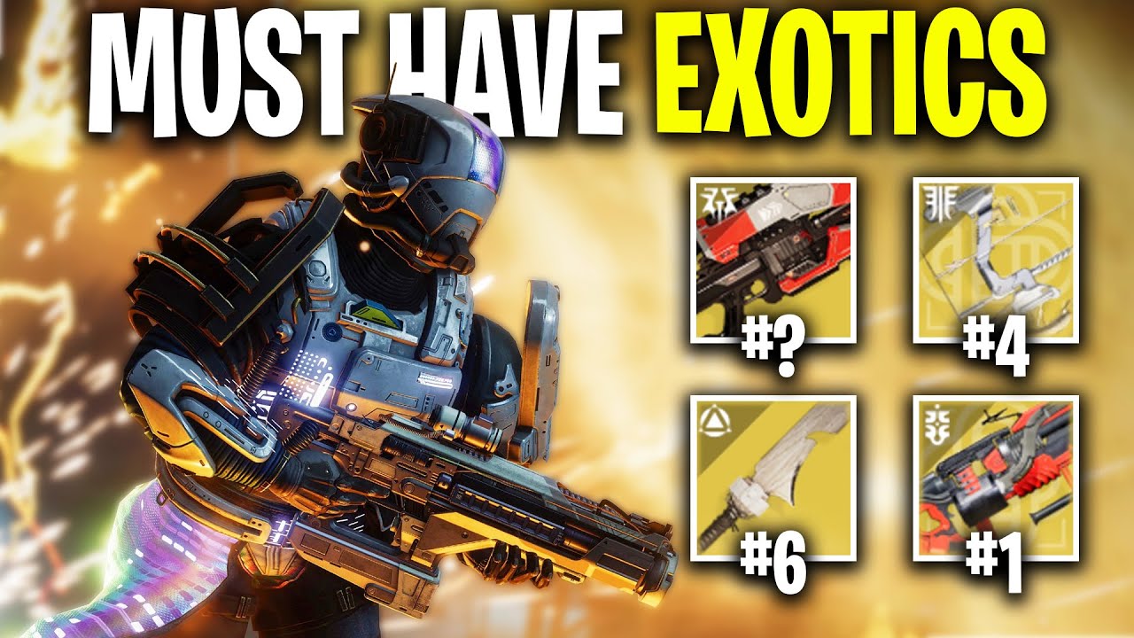 The BEST Exotics ALL SOLO/TEAM Players Needs In Episode Revenant ...