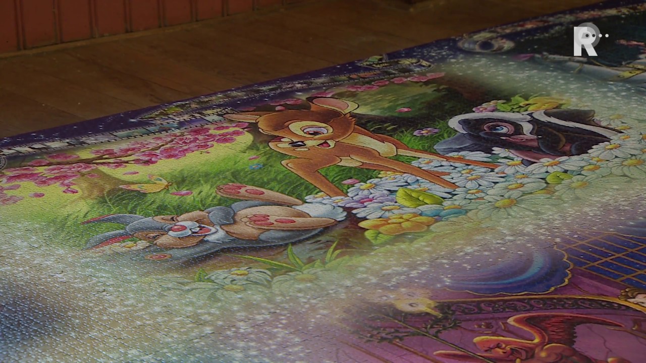 Ameidenaar maakt grootste legpuzzel ter wereld - YouTube