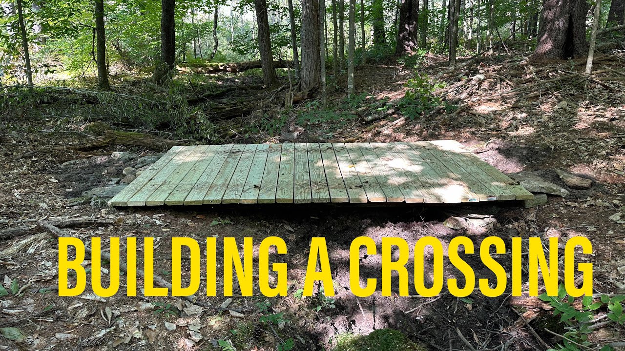 Tractor Road Bridge - Building a Crossing for a Seasonal Stream - YouTube