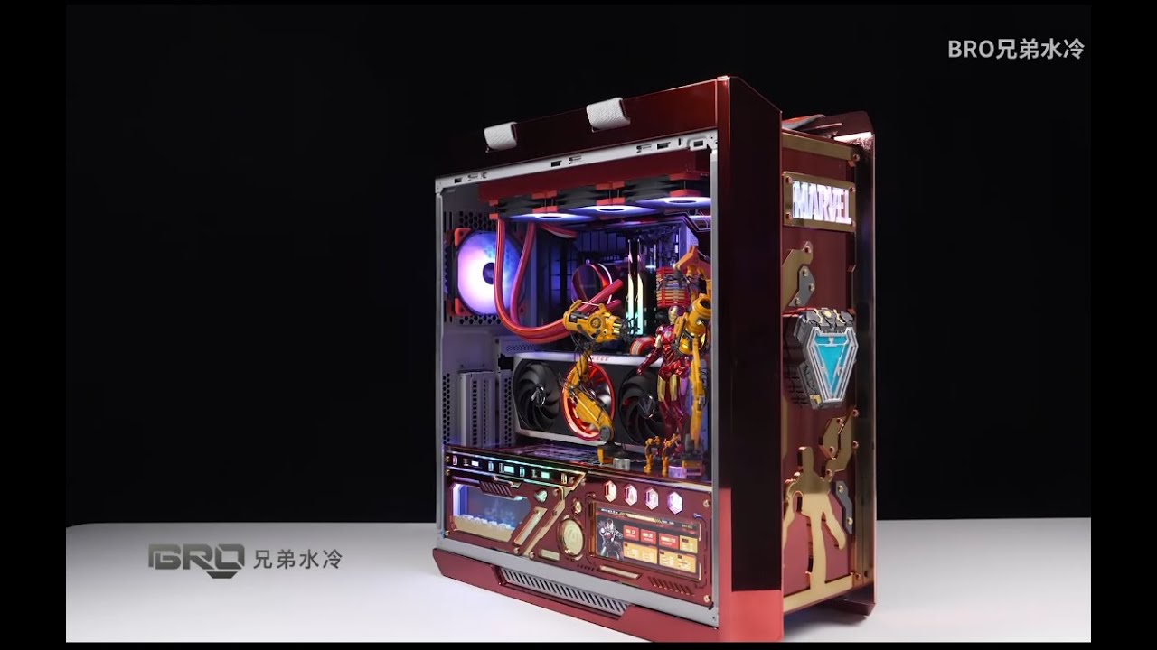 「BRO」PC Build ROG Strix Helios Iron man .ROG太阳神钢铁侠主题 - YouTube