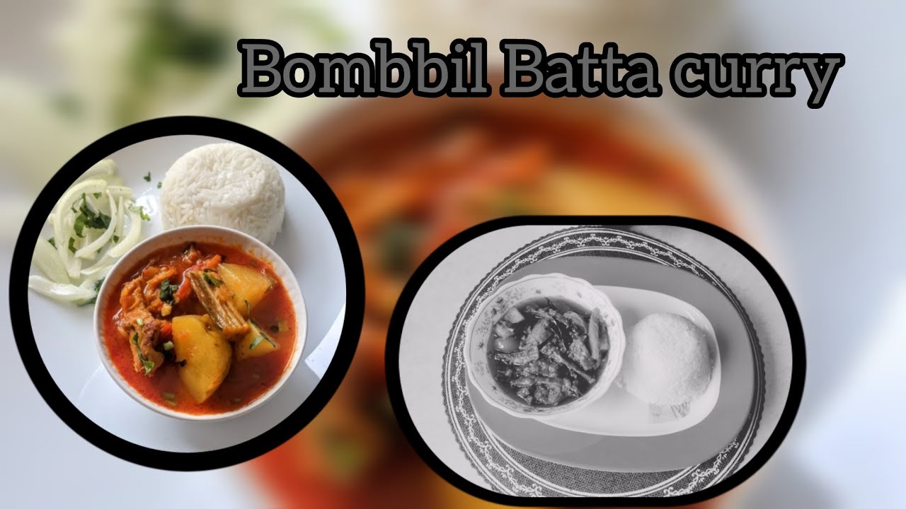 Dry Bombil potato curry recipe (Kukni Style) - YouTube