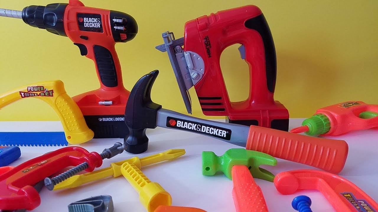 Educational videos for kids with toy hand tools learn english - YouTube