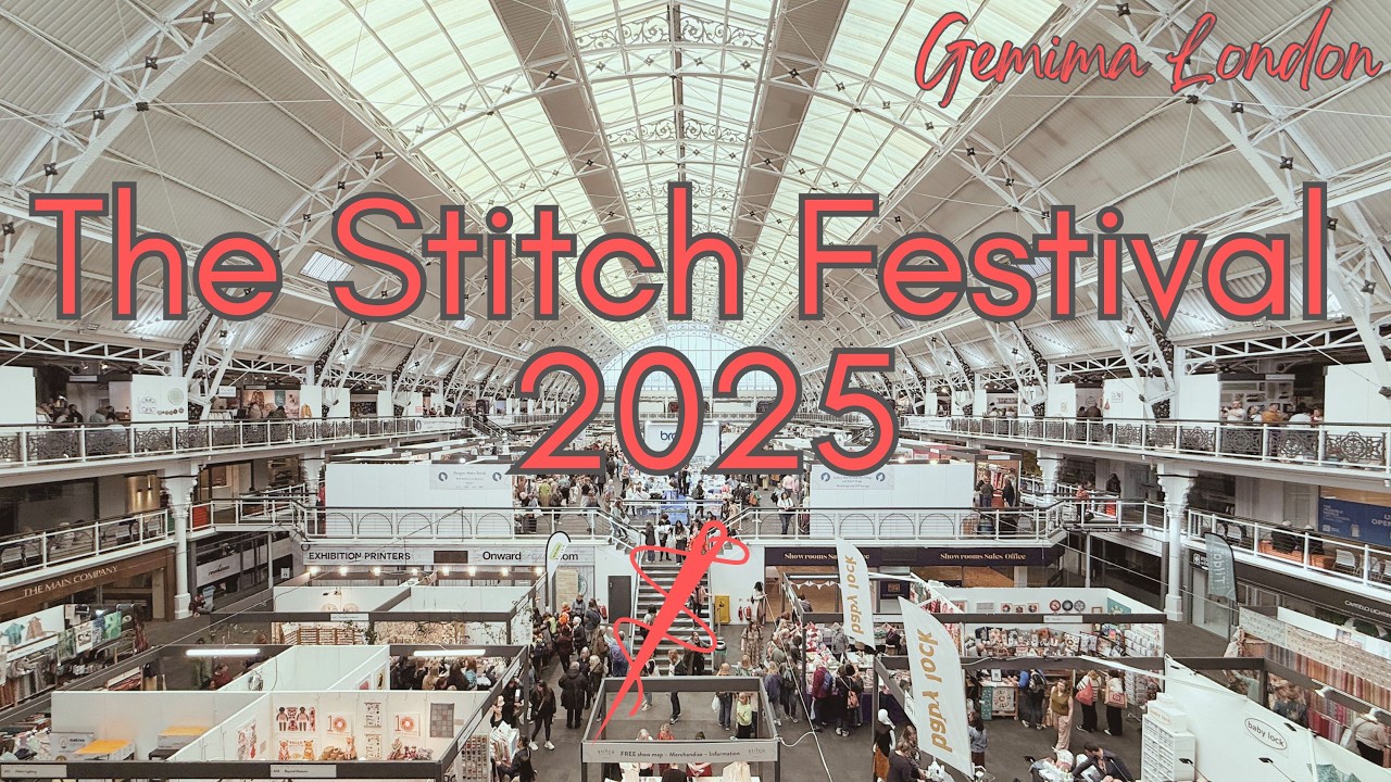The Stitch Festival 2025 - see my new patterns and new fabrics. - YouTube