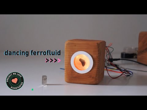 FerroPet: Dancing Ferrofluid Lamp (On KickStarter)