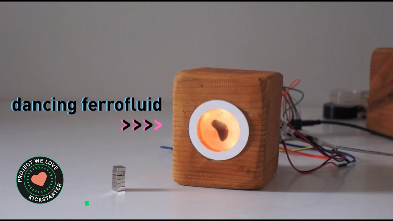 FerroPet: Dancing Ferrofluid Lamp (On KickStarter) - YouTube