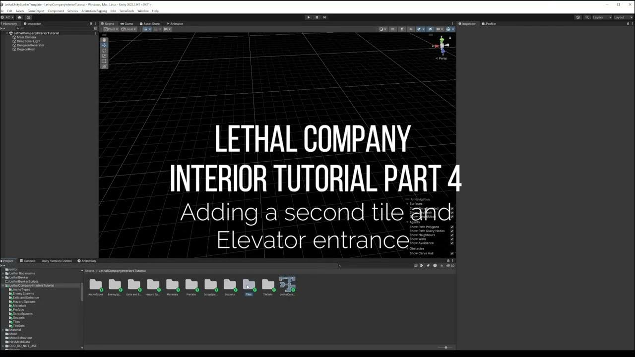 Lethal Company Tutorial Part 4 - Adding a Second Tile and Elevator Entrance - YouTube