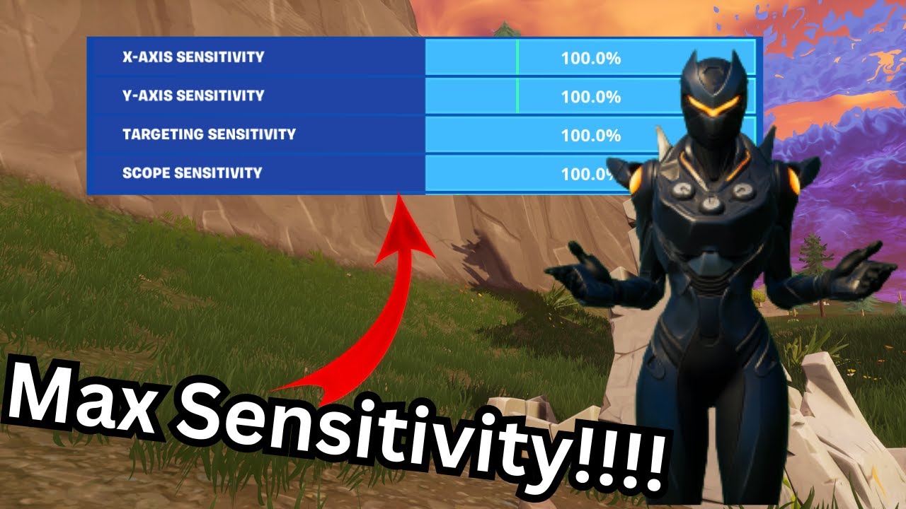 Fortnite But I Have *MAX* Sensitivity! - YouTube