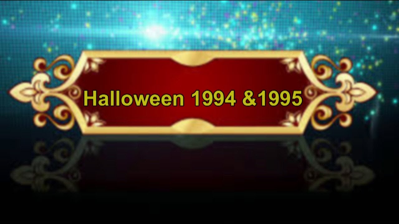 Halloween Video 1994 & 1995 - YouTube