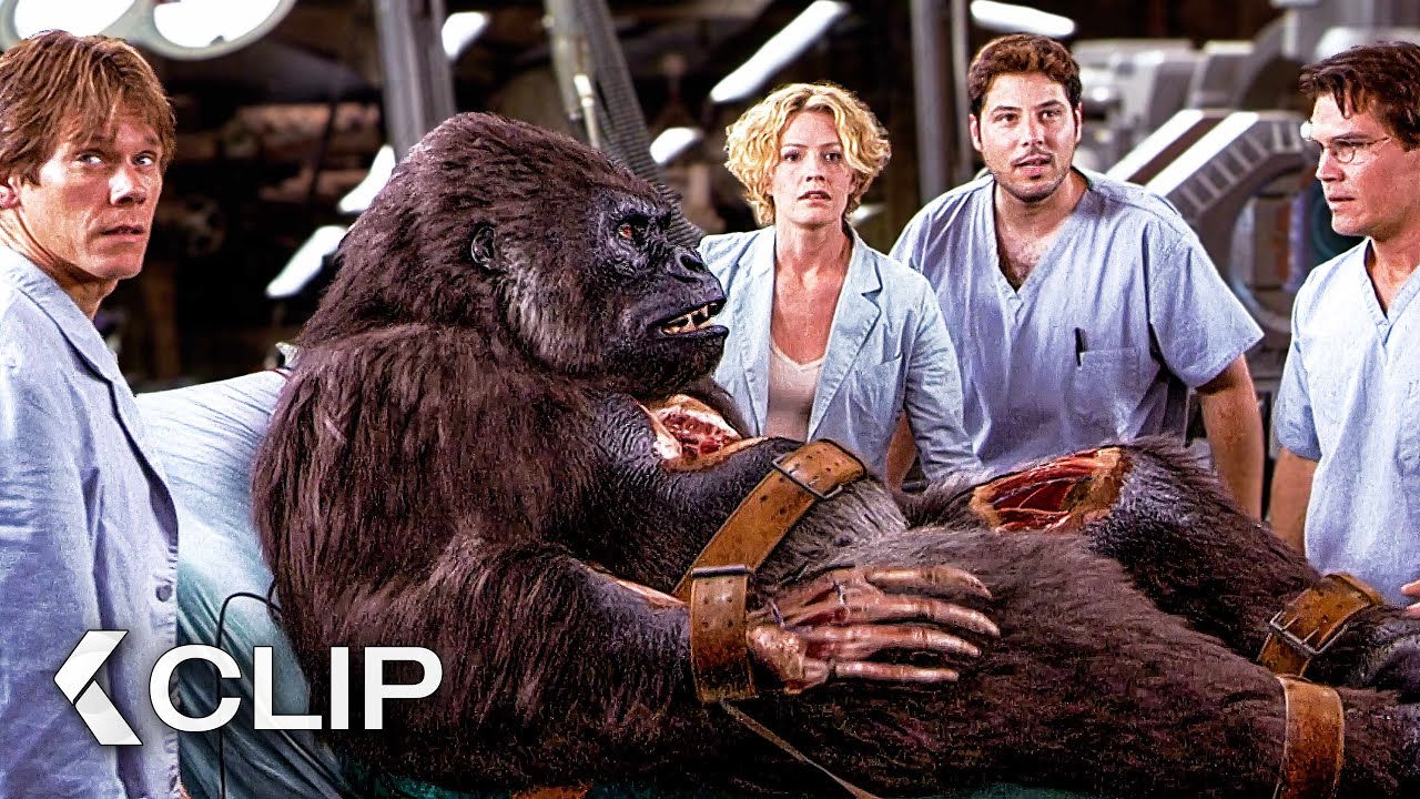 Turning The Gorilla Visible Scene - HOLLOW MAN (2000) - YouTube