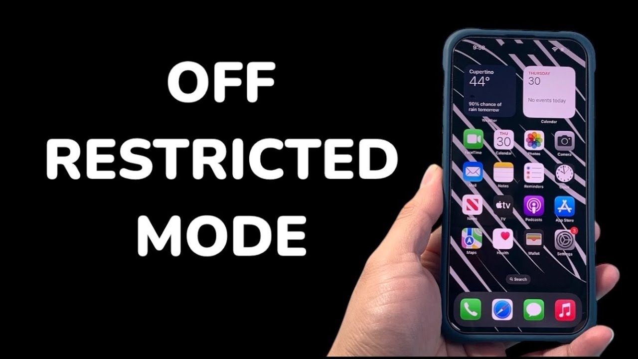 How To Turn OFF Restricted Mode on iPhone - YouTube