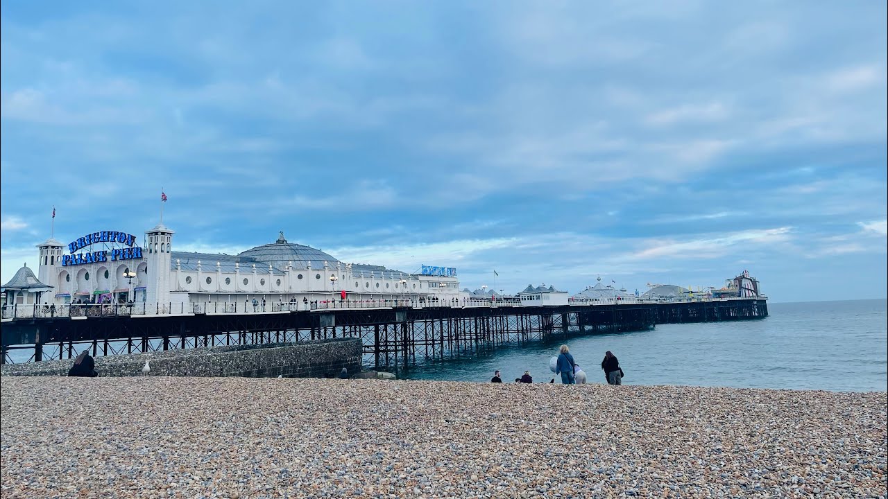 Brighton Tour | Beach | Palace Pier | England, UK 🇬🇧 - YouTube