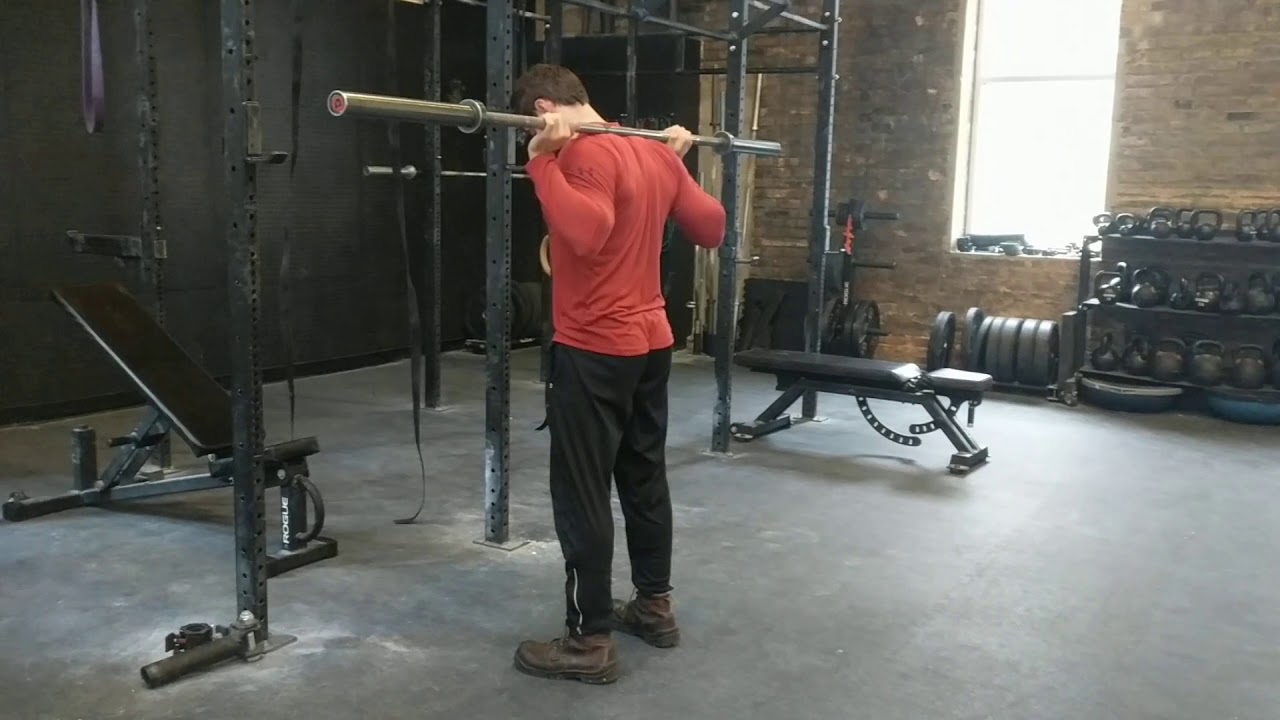 Barbell Full Back Squat - YouTube