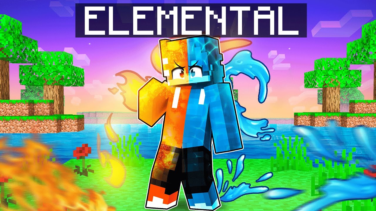Jogando como ELEMENTAL no Minecraft! - YouTube