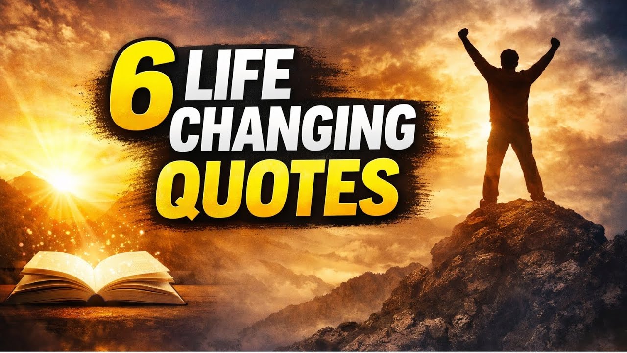 6 Life Changing Quotes That Will Change Your Life - YouTube