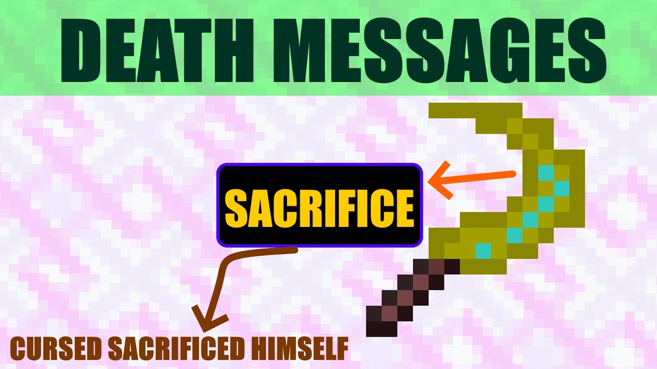 How To Make Custom Death Messages Mcreator YouTube How To Make Custom Death Messages Mcreator YouTube