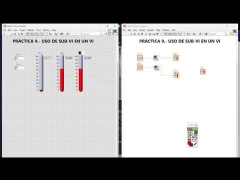 LABView PRÁCTICA #9 USO DE UN SUB VI EN UN VI ‐ Hecho con Clipchamp - YouTube