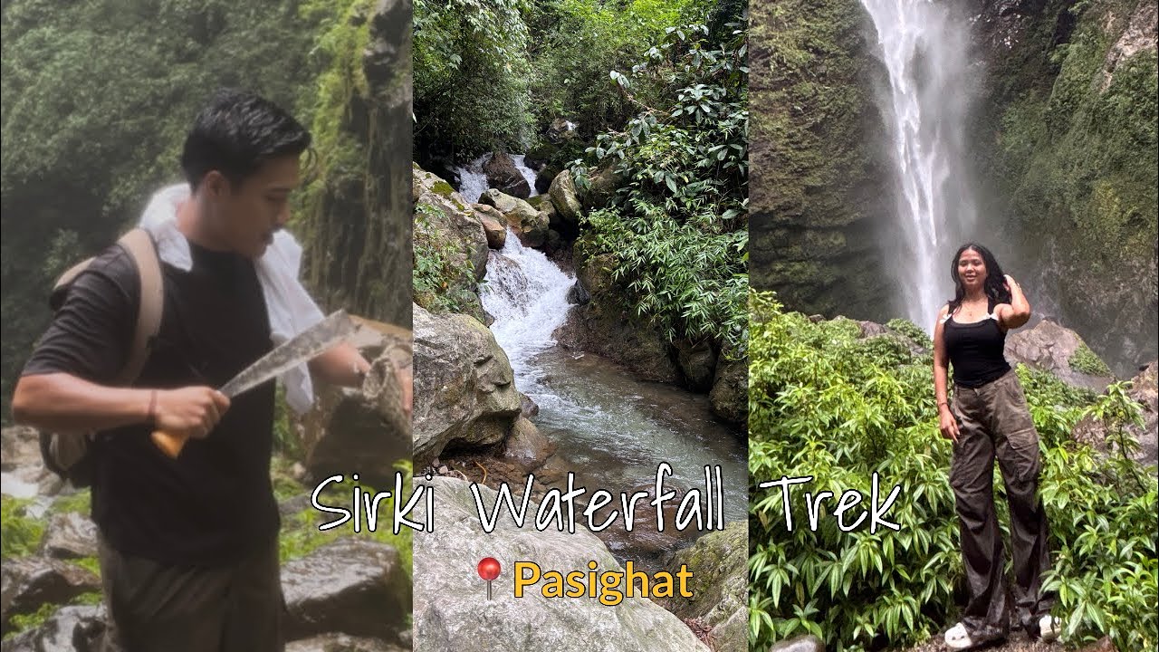 Trekking to the famous sirki waterfall with my Boyfriend 🌸 in Pasighat ...