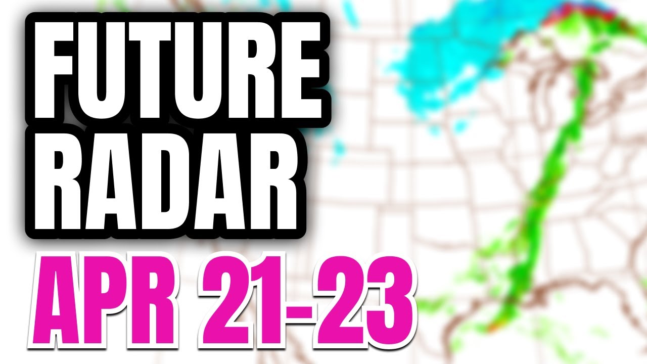 Future Radar - April 21-23, slight risk severe weather next 2 days ...