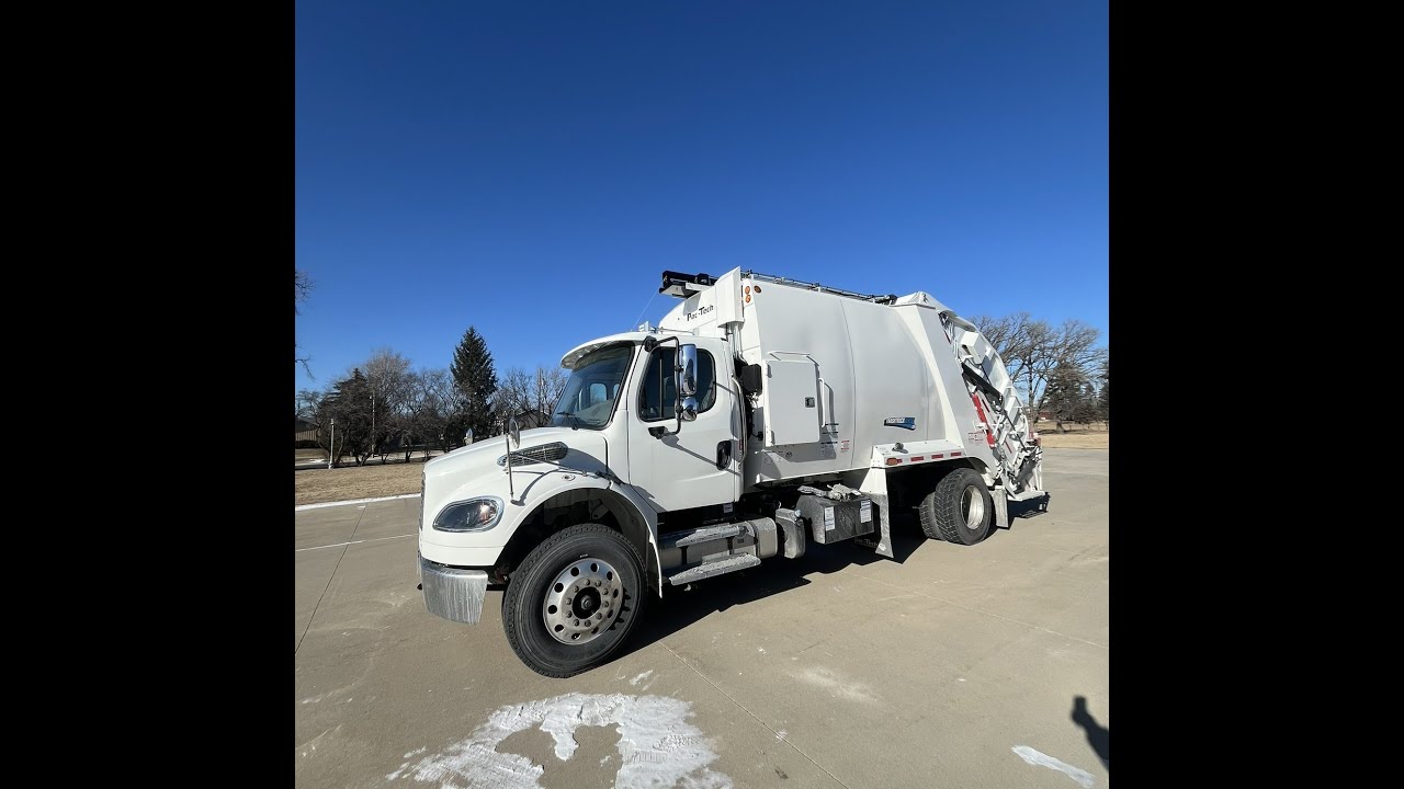 2024 Freightliner M2 20YD Pac-Tech Rear Load Garbage Truck - YouTube