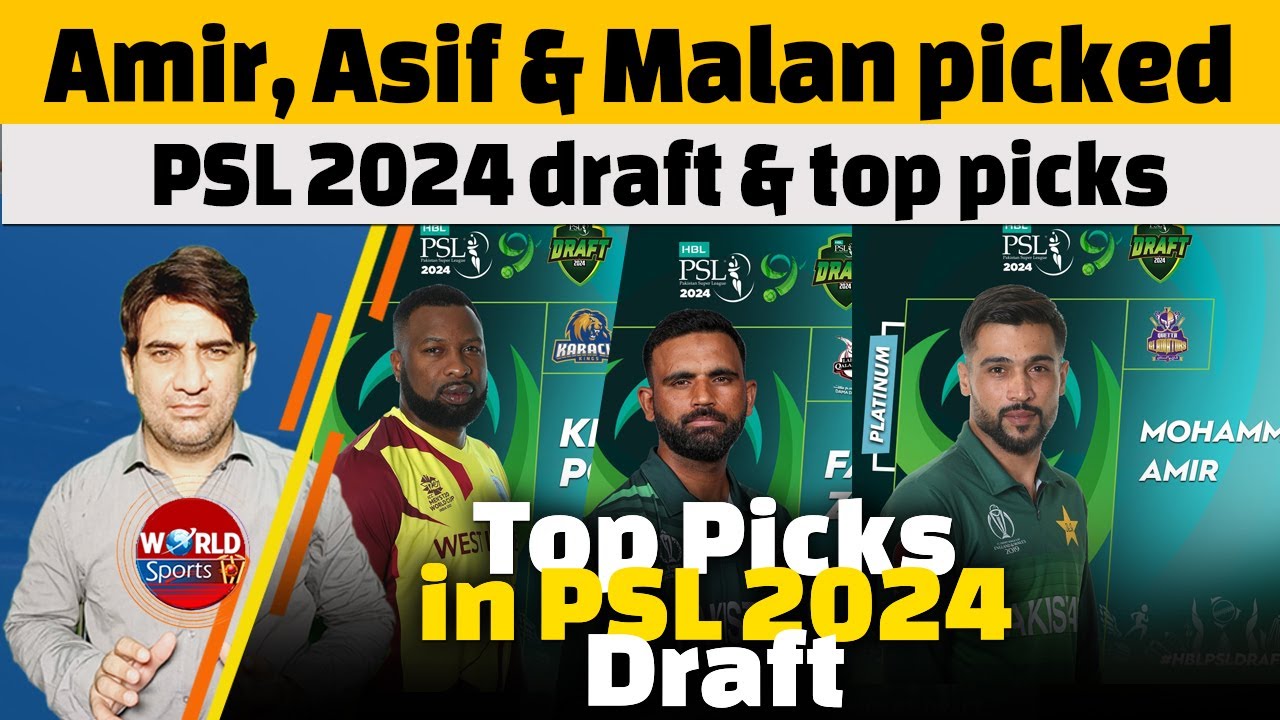 Asif Ali, Amir, Fakhar Zaman picked in high categories in PSL 9 draft ...