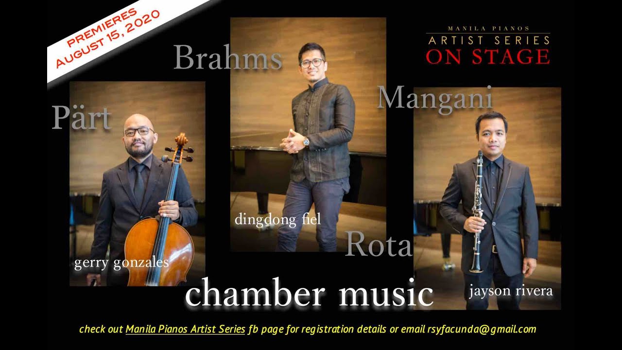 Mangani - Sonata for Clarinet & Piano. Jayson Rivera, clarinet ...