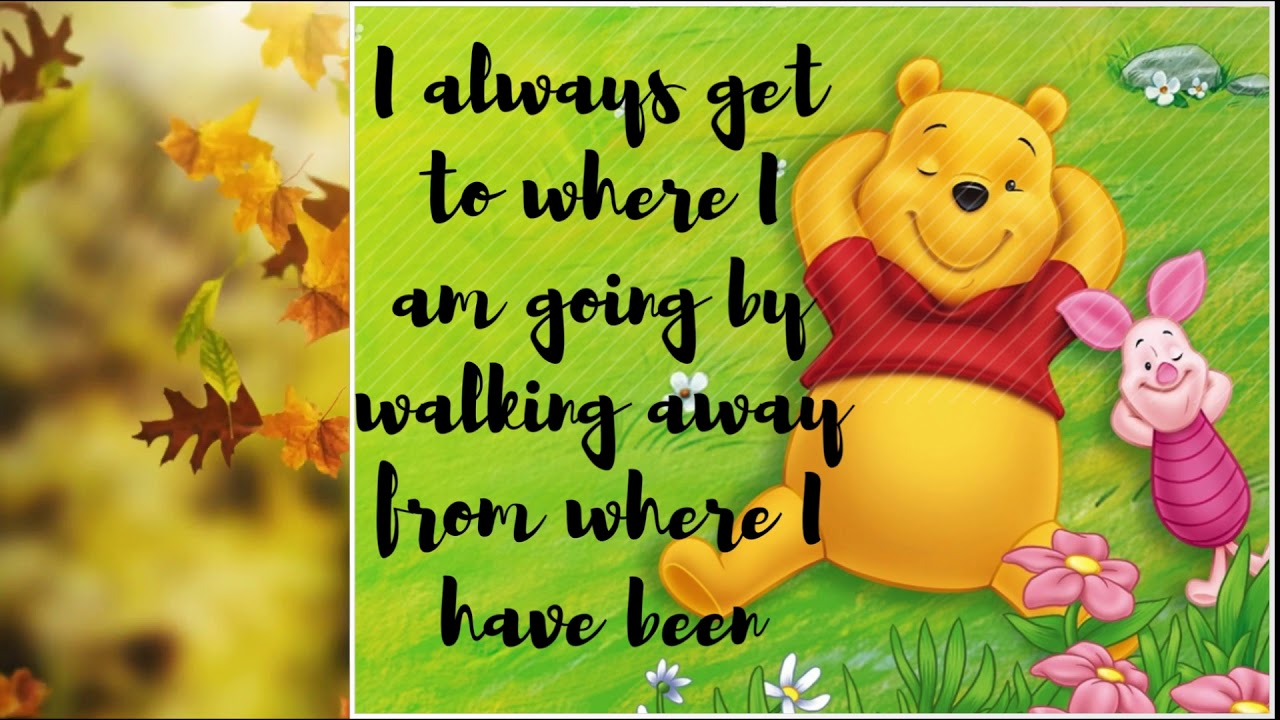 Poohisms - what we can learn from Winnie-the-Pooh - YouTube