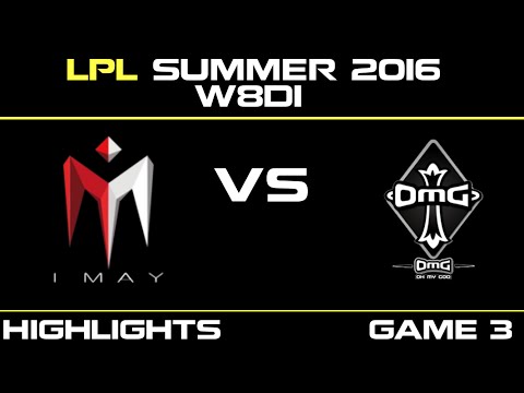 IM vs OMG Game 3 Highlights Tencent LPL Summer 2016 W8D1 I May vs OMG IM vs OMG LPL LOL - YouTube