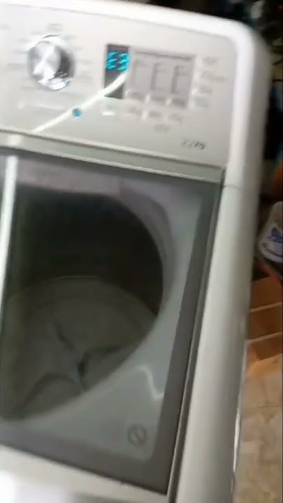 error E3 lavadora - YouTube