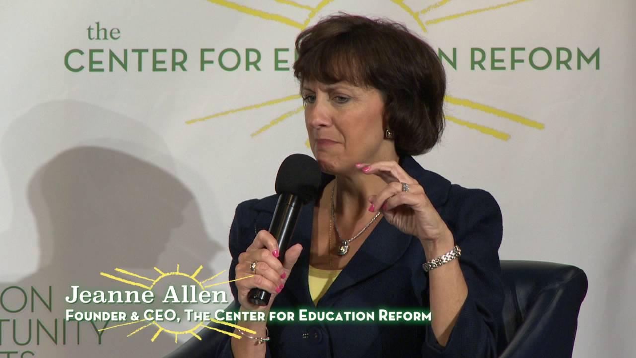 Jeanne Allen: Charter Schools & Collaboration - YouTube