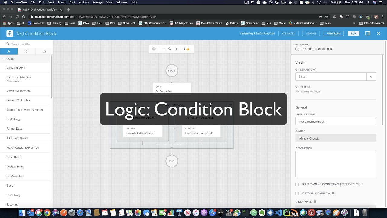 Logic: Condition Blocks - YouTube