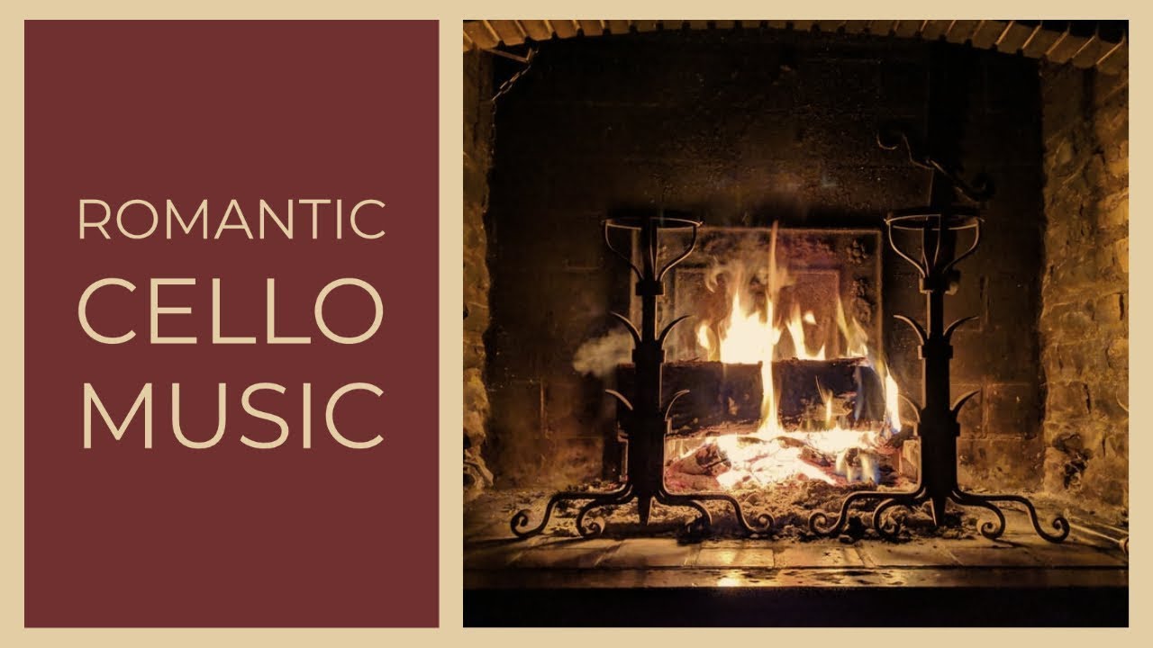 Calming Cello Music by Fireplace | Stress-Reducing Ambient Classical ...