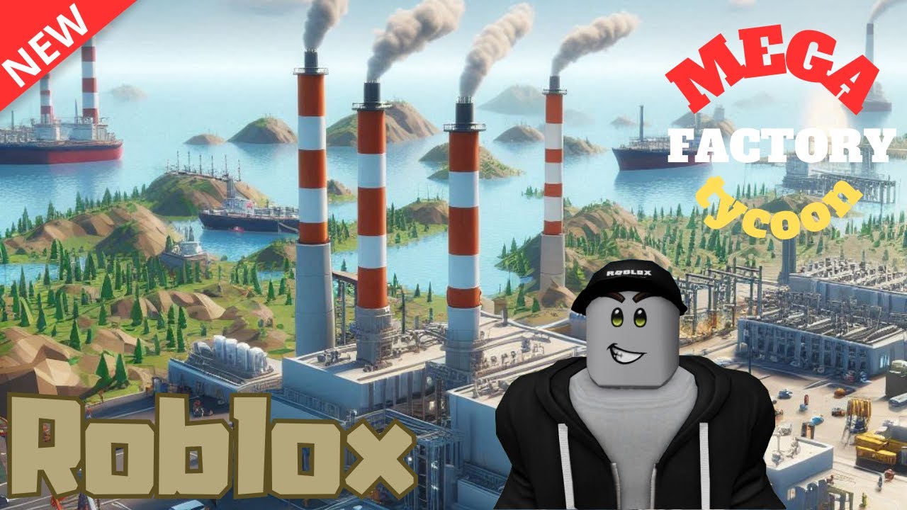 JE CONSTRUIS LA PLUS GRANDE USINE DANS ROBLOX Mega factory tycoon - YouTube