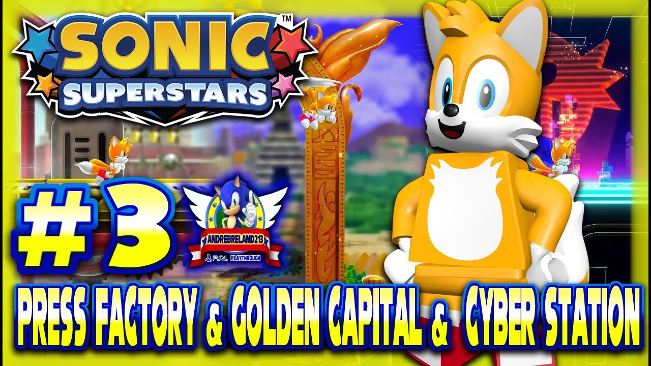 Sonic Superstars PS4 (1080p) - Lego Tails Playthrough Part 3 - YouTube