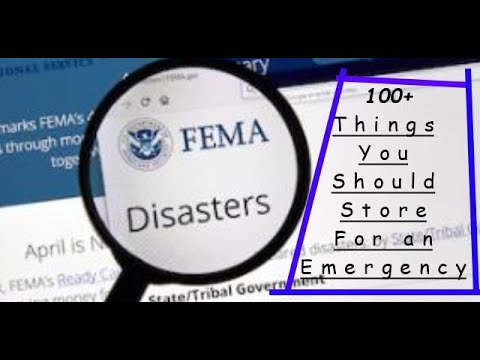 100+ items FEMA says you need in your emergency preparedness kit ...
