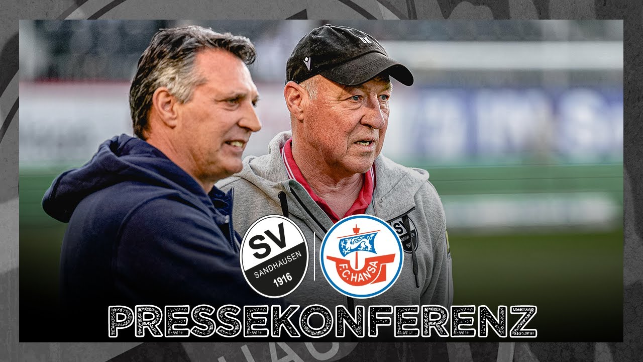 Pressekonferenz | SV Sandhausen - FC Hansa Rostock - YouTube