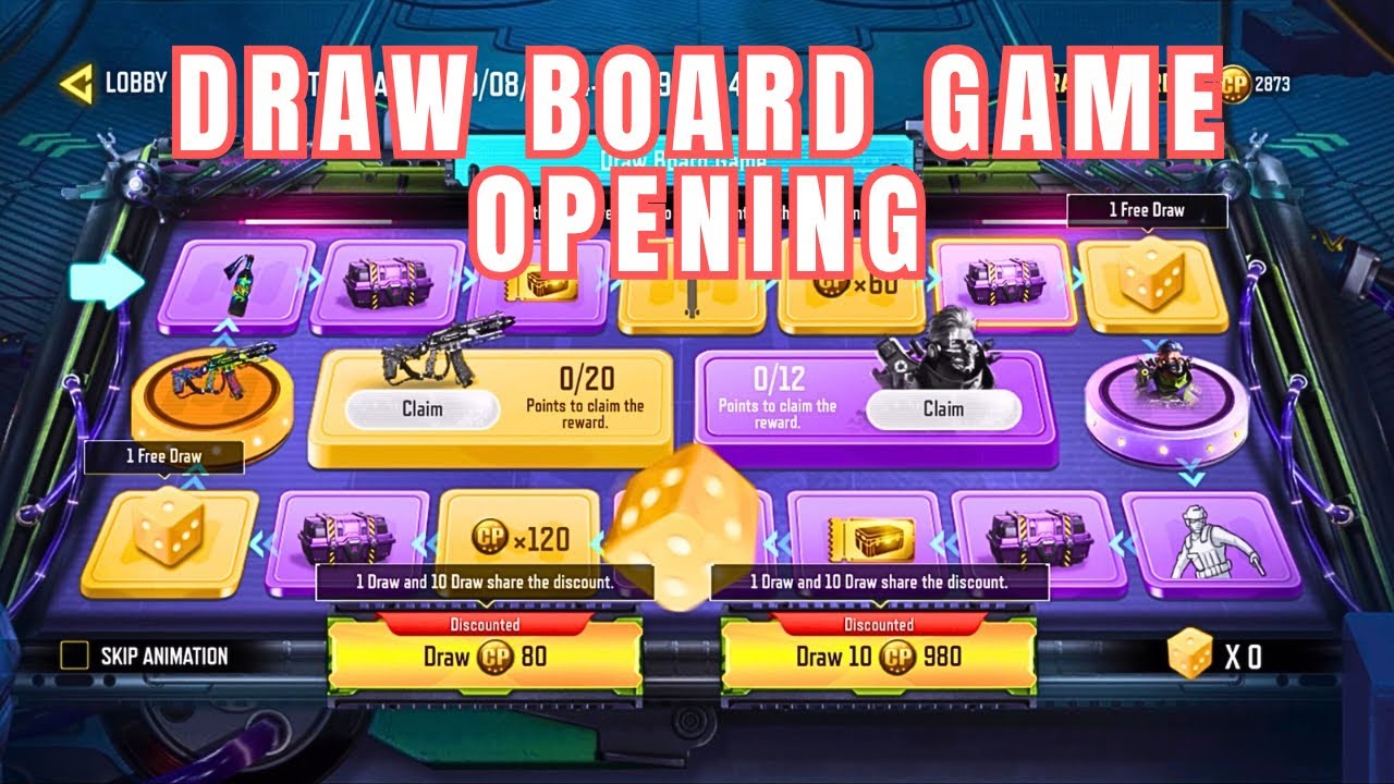 Draw Board Game Opening - COD Mobile - YouTube