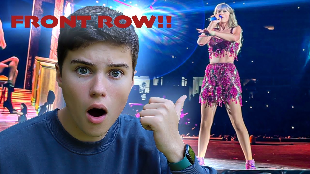 Front Row at Taylor Swift's ERAS Tour! - YouTube