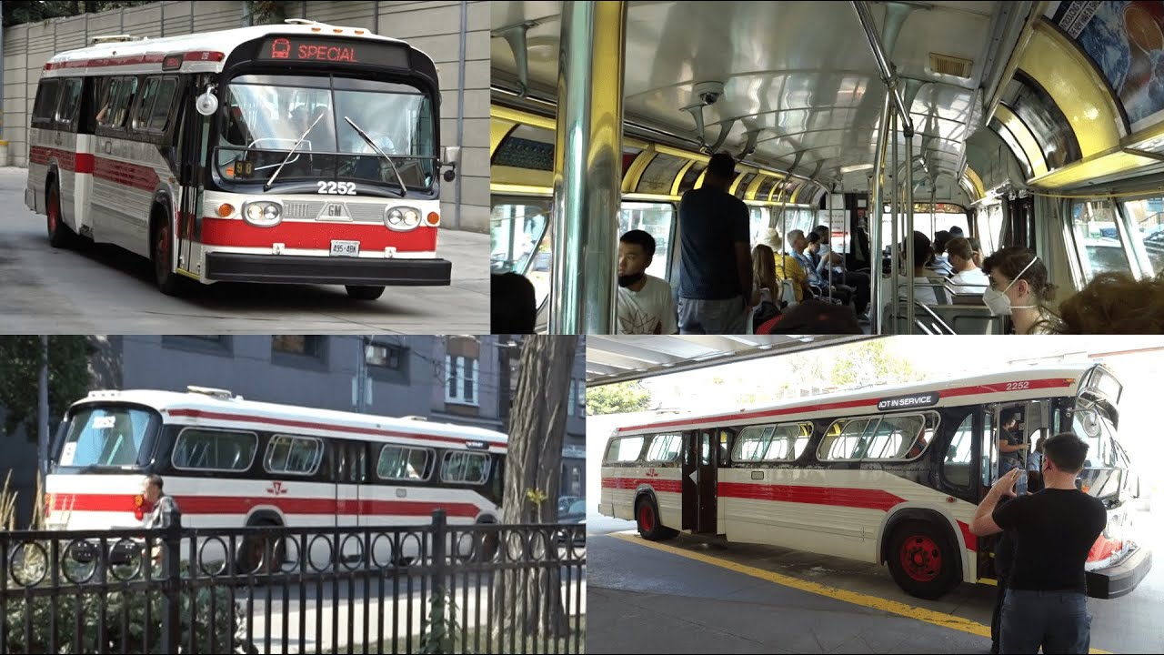 TTC 1982 GM New Look 2252 (Fishbowl) Ride From Bathurst to TTC ...