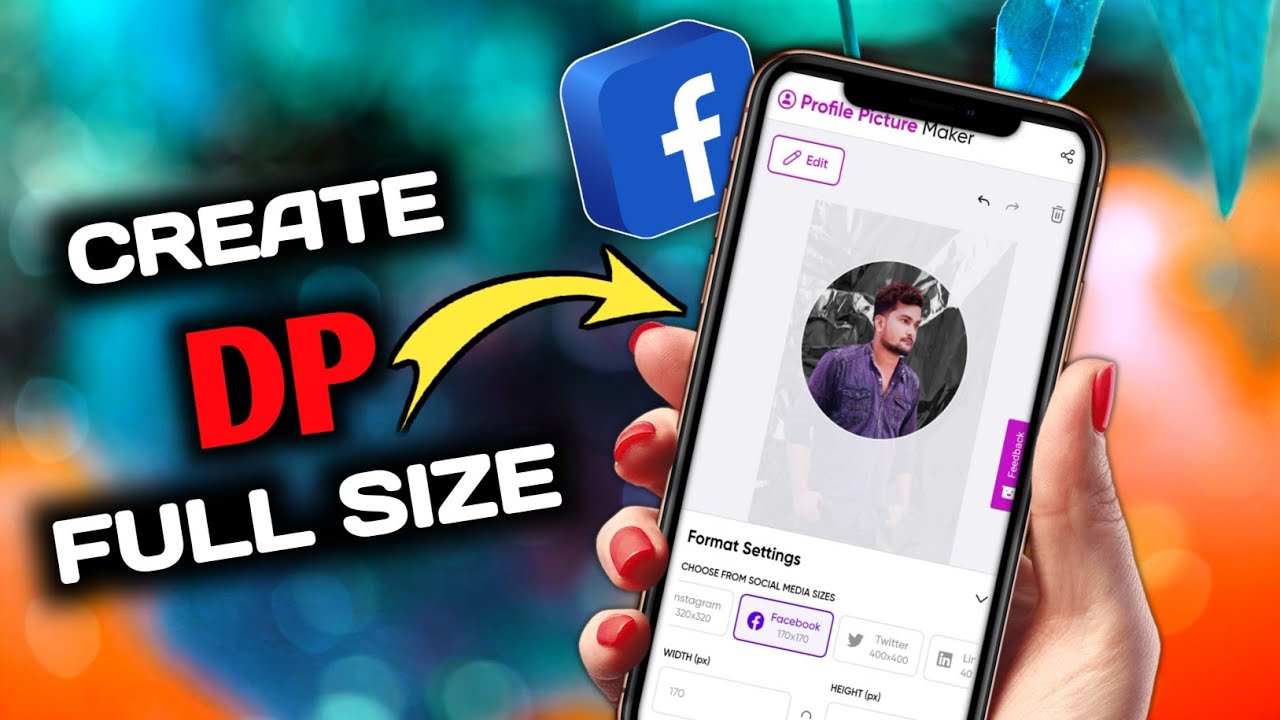 how to create full size DP picture on facebook full hd in 2022 | fb ...