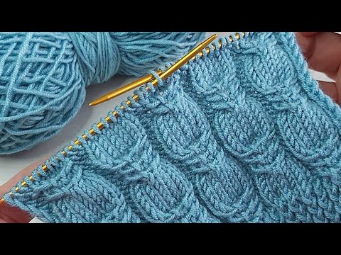 İki şiş çok seveceğiniz örgü model anlatımı ✅crochet knitting