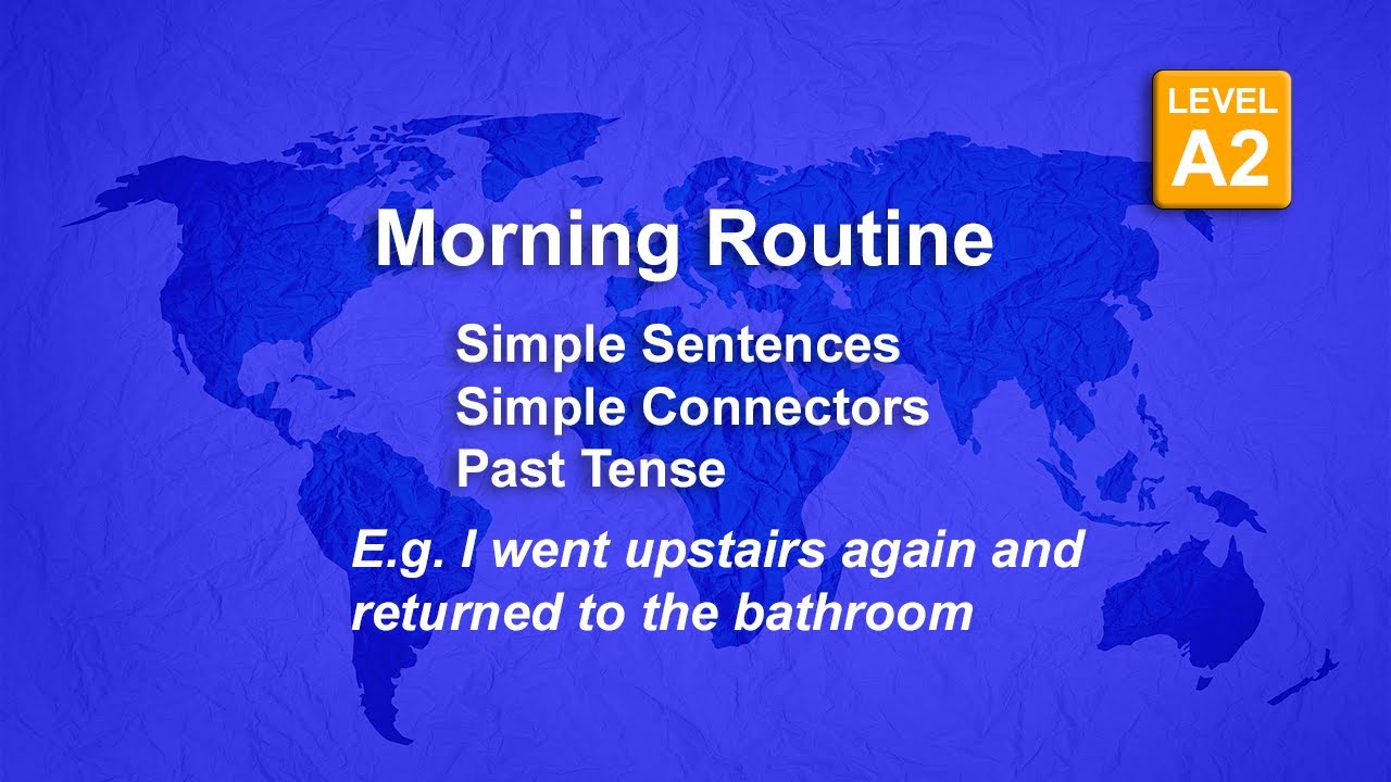 01a Morning Routine Past Tense - YouTube