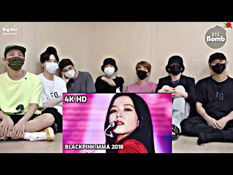 BTS Reaction to Blackpink MMA K-pop iconic gg performance 🔥🔥 [Fanmade 💜]
