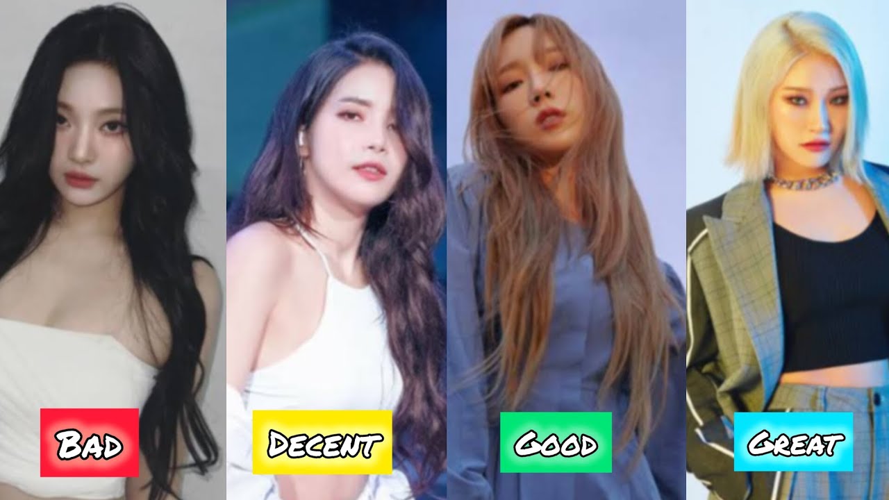 Korean Female Singers: BAD vs. DECENT vs. GOOD vs. GREAT belts (A4 - E5 ...