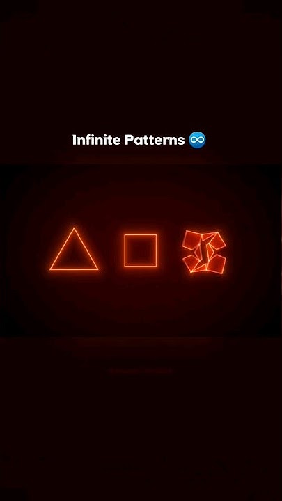 Infinite patterns! #science - YouTube