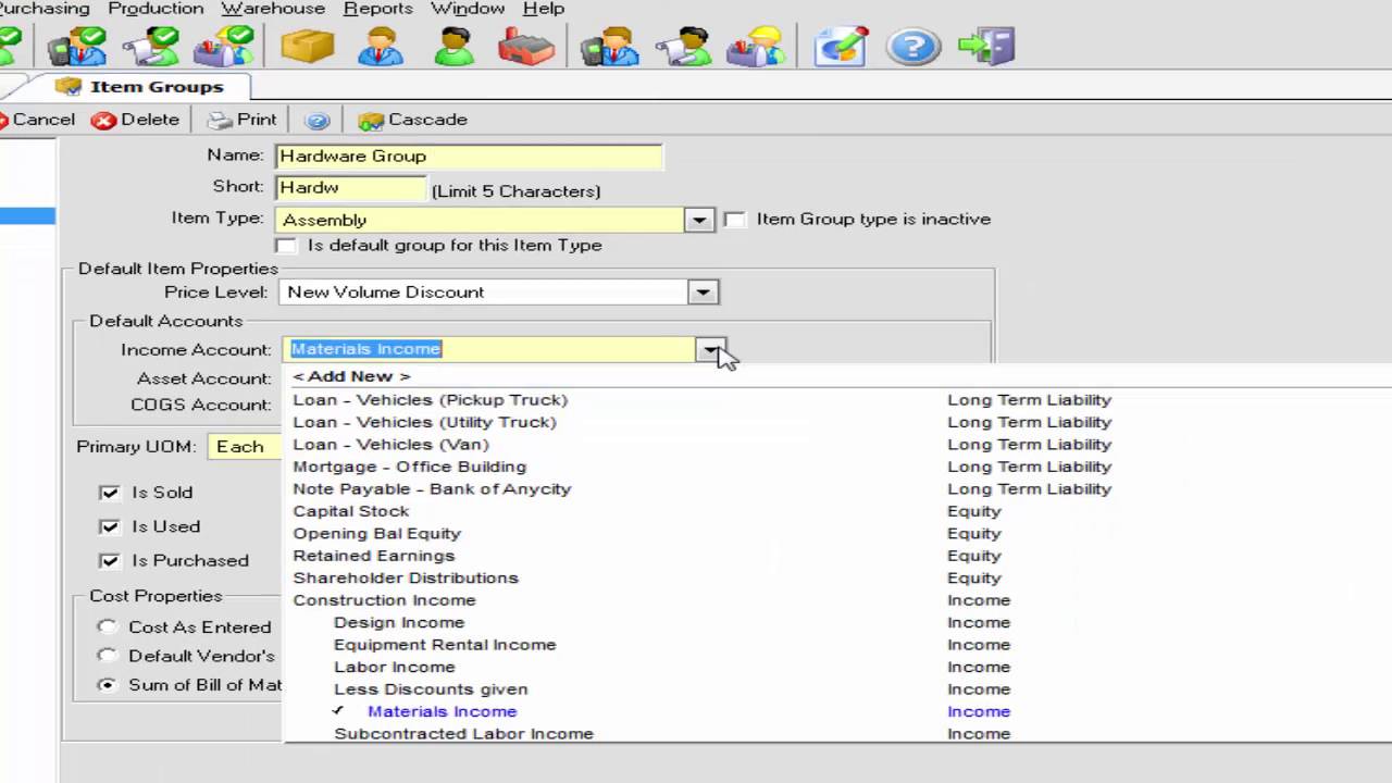 Creating Item Groups - YouTube