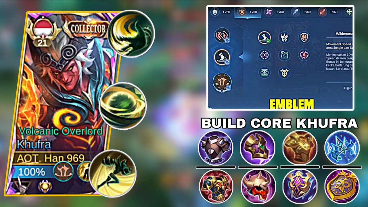TIPS ROTASI, BUILD&EMBLEM KHUFRA ROAMER DIRANK MITIK GLORY-IMORTAL🔥 ...